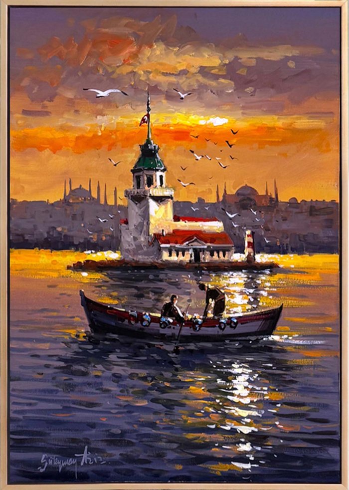 Istanbul’s Silent Heritage Oil Painting | Simurg Art Gallery