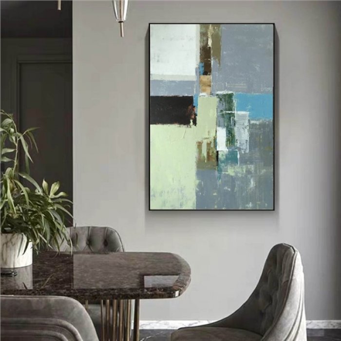 Colorful Patterns Custom Order Abstract Oil Painting