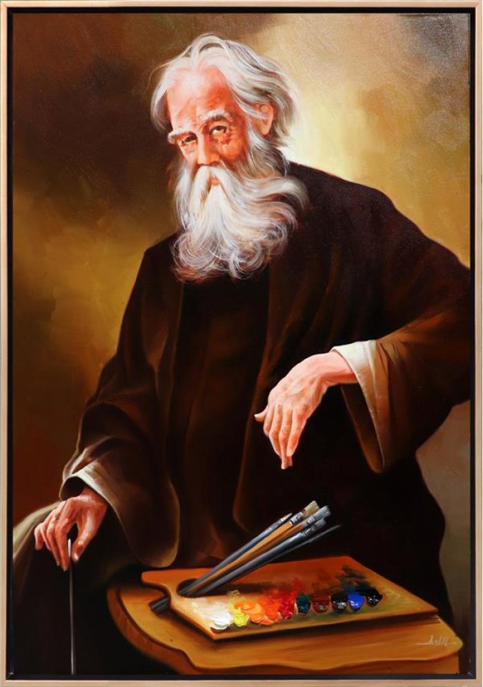 Dede Ressam Yağlı Boya Tablosu | Simurg Sanatevi