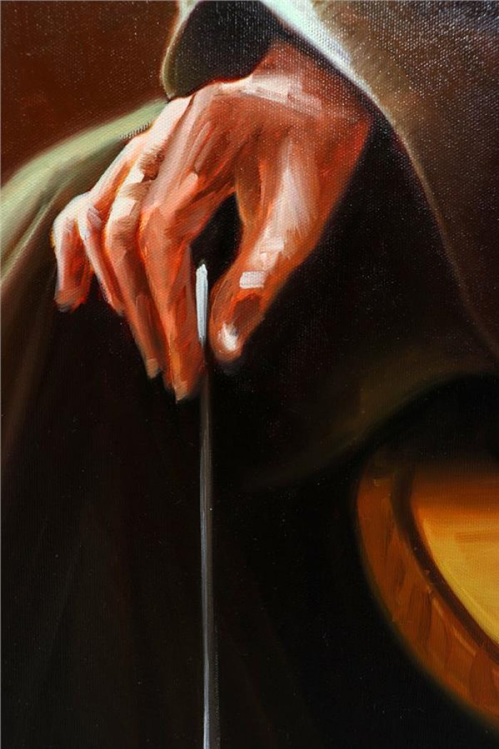 Dede Ressam Yağlı Boya Tablosu | Simurg Sanatevi