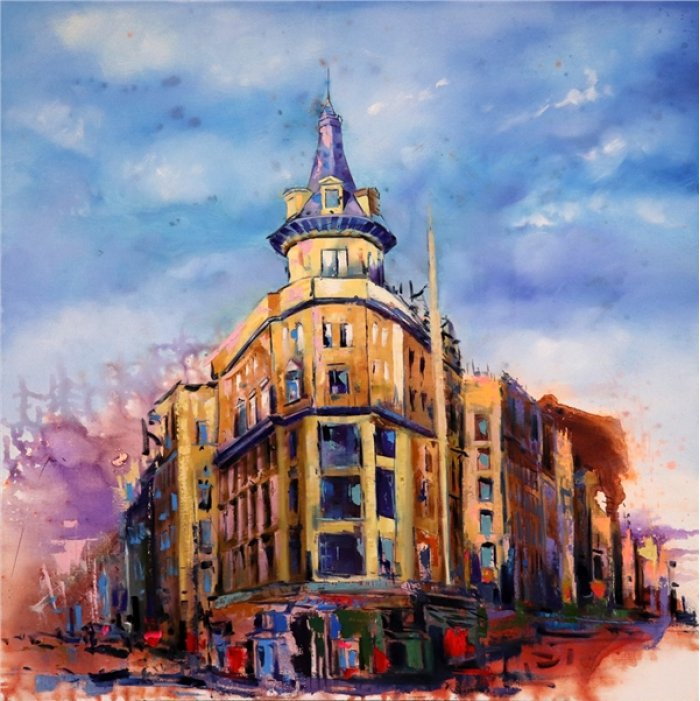 Historical Monuments Oil Painting | Simurg Art Gallery