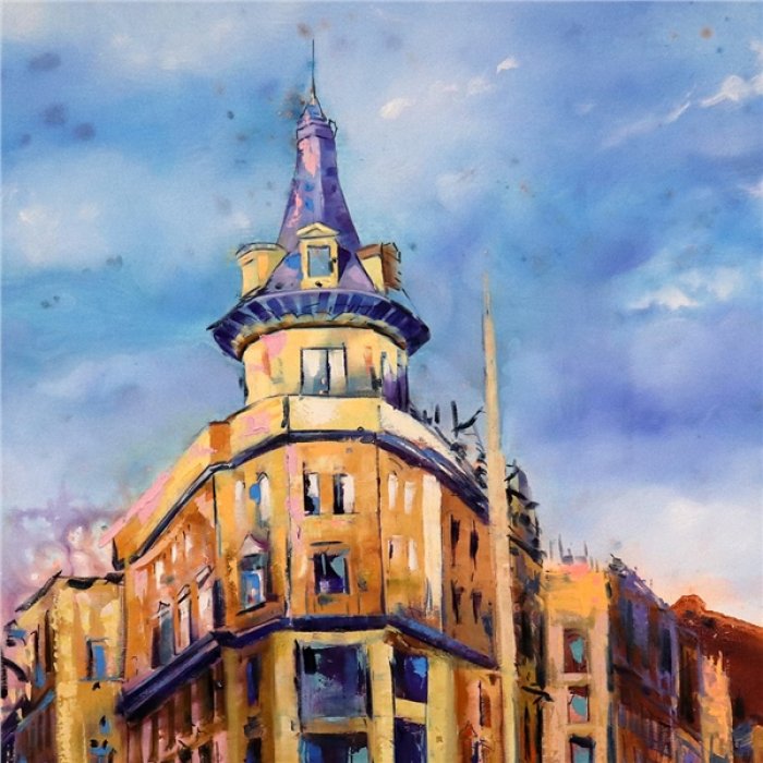 Historical Monuments Oil Painting | Simurg Art Gallery