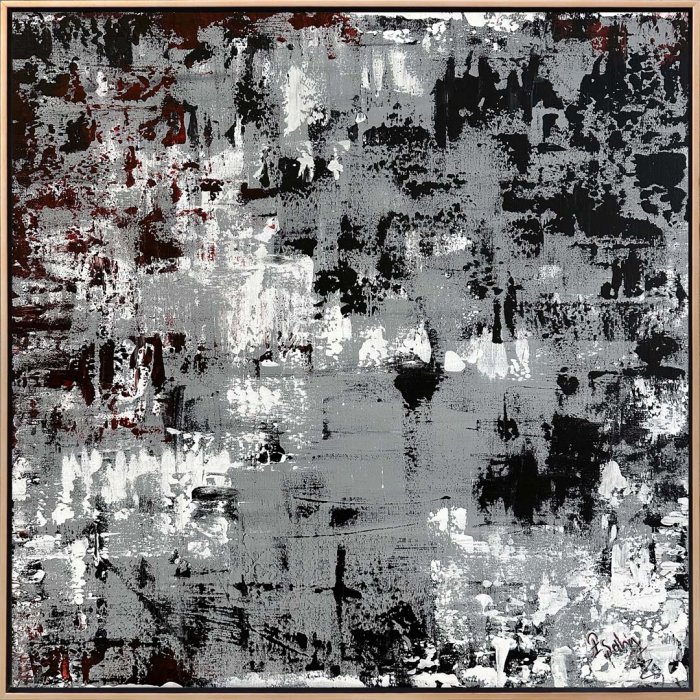 Behind The Grey Mists Oil Painting | Simurg Art Gallery