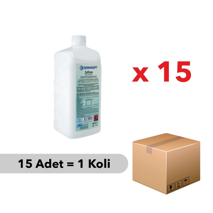 Dermosept Zefiran 1 LT - 15 Adet - Medikal Malzemeler
