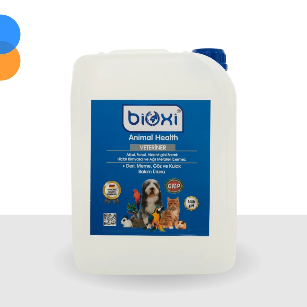 Bioxi Animal Health Sprey 5 LT – Deri, Meme, Göz ve Kulak Bakım Ürünü