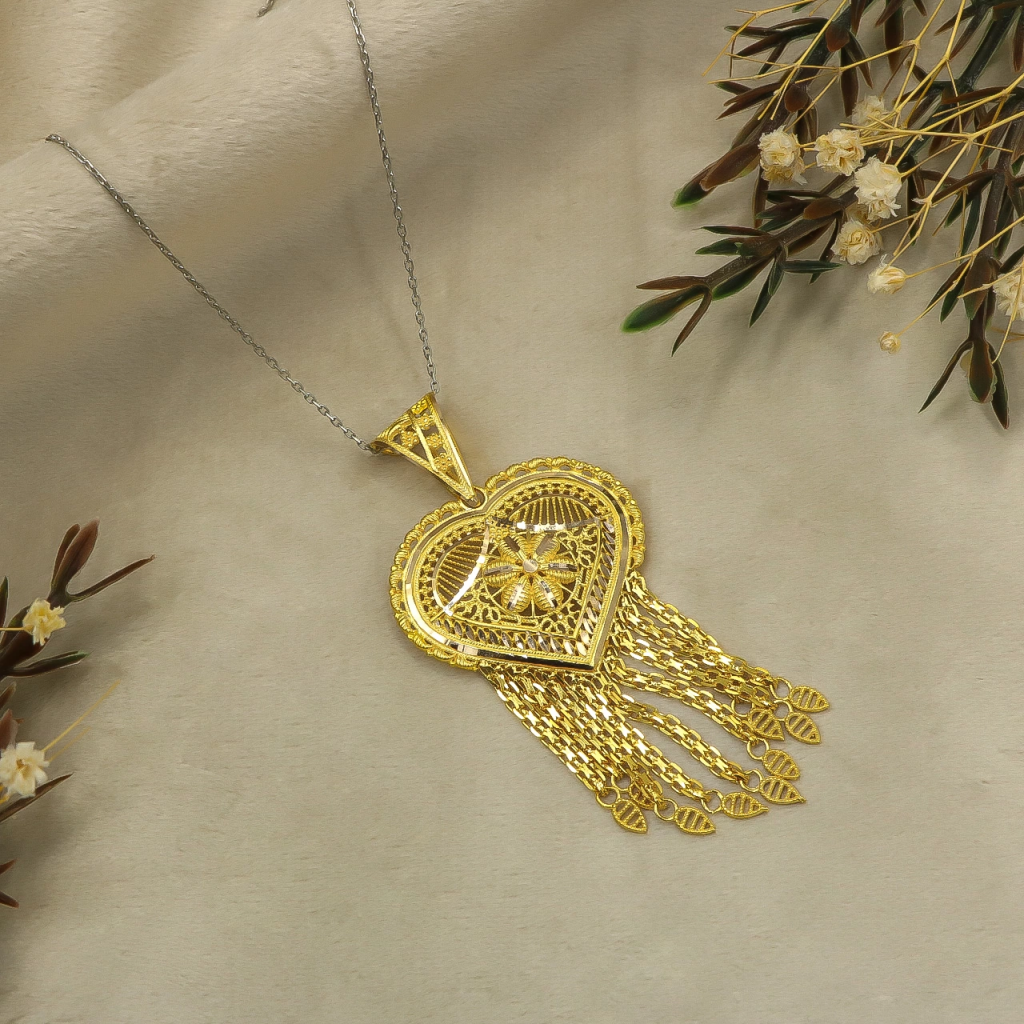 Hint Model 14 Ayar Altın Kolye Ucu