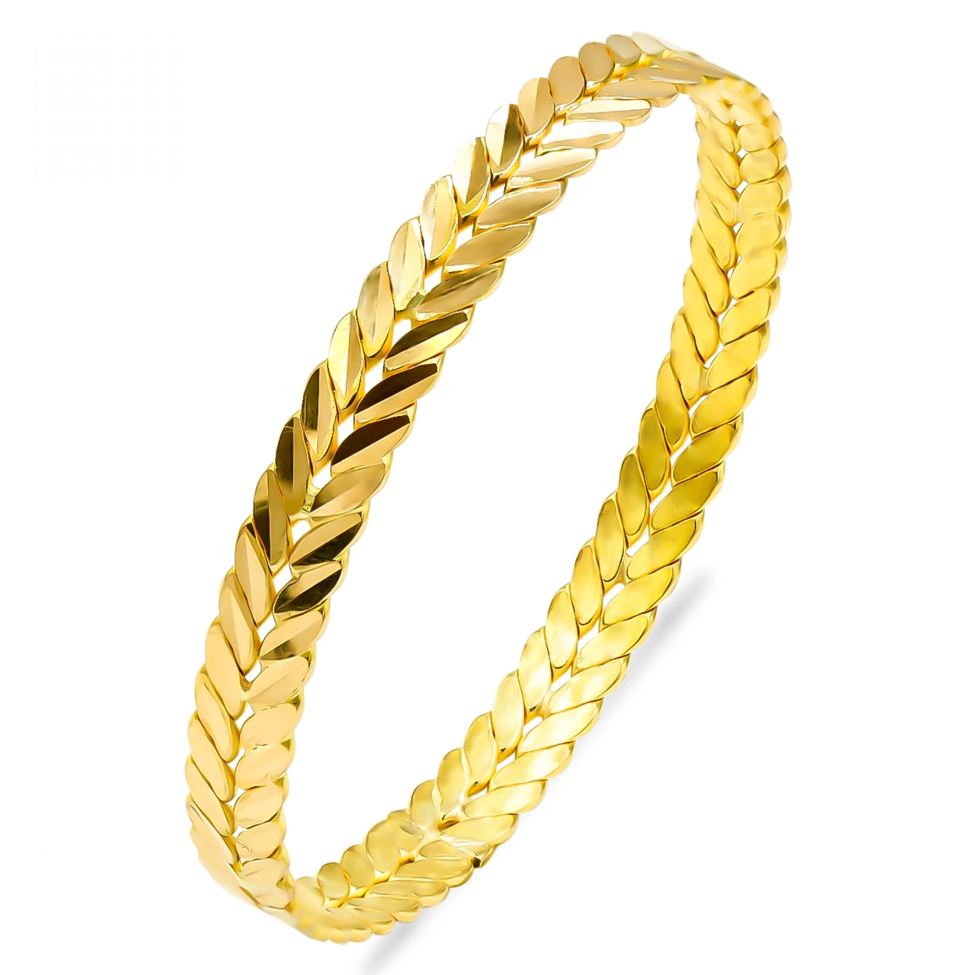 22 Ayar Başak Burma Bilezik (24 Gr)