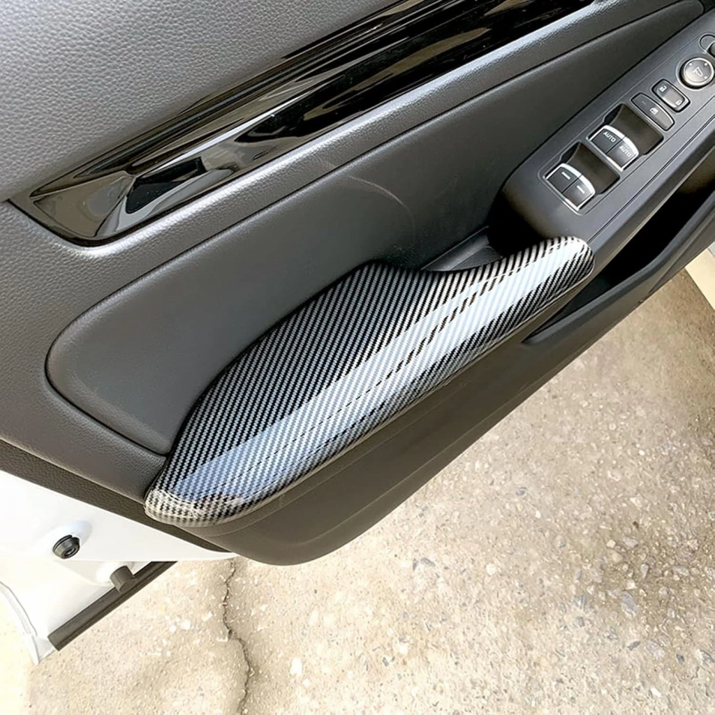 Honda Civic Fe1 2022+ Uyumlu Kapı Kolçak Kaplama 4 Parça - Karbon