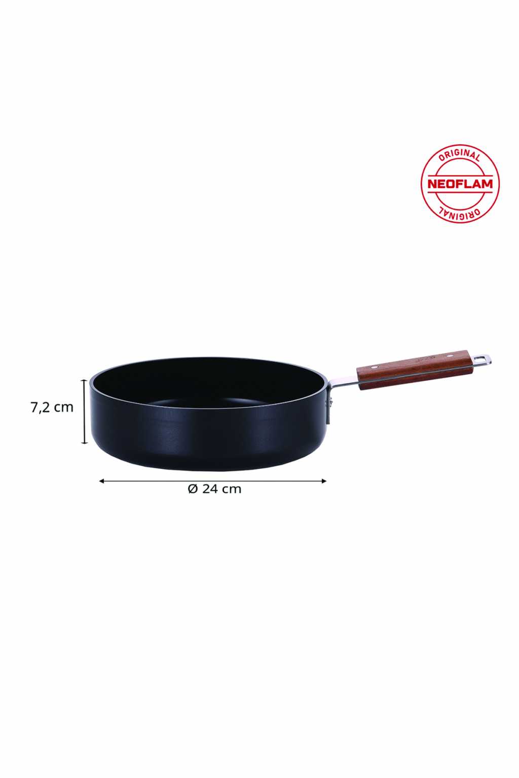 Bien Siyah Wok Tava 24 cm.