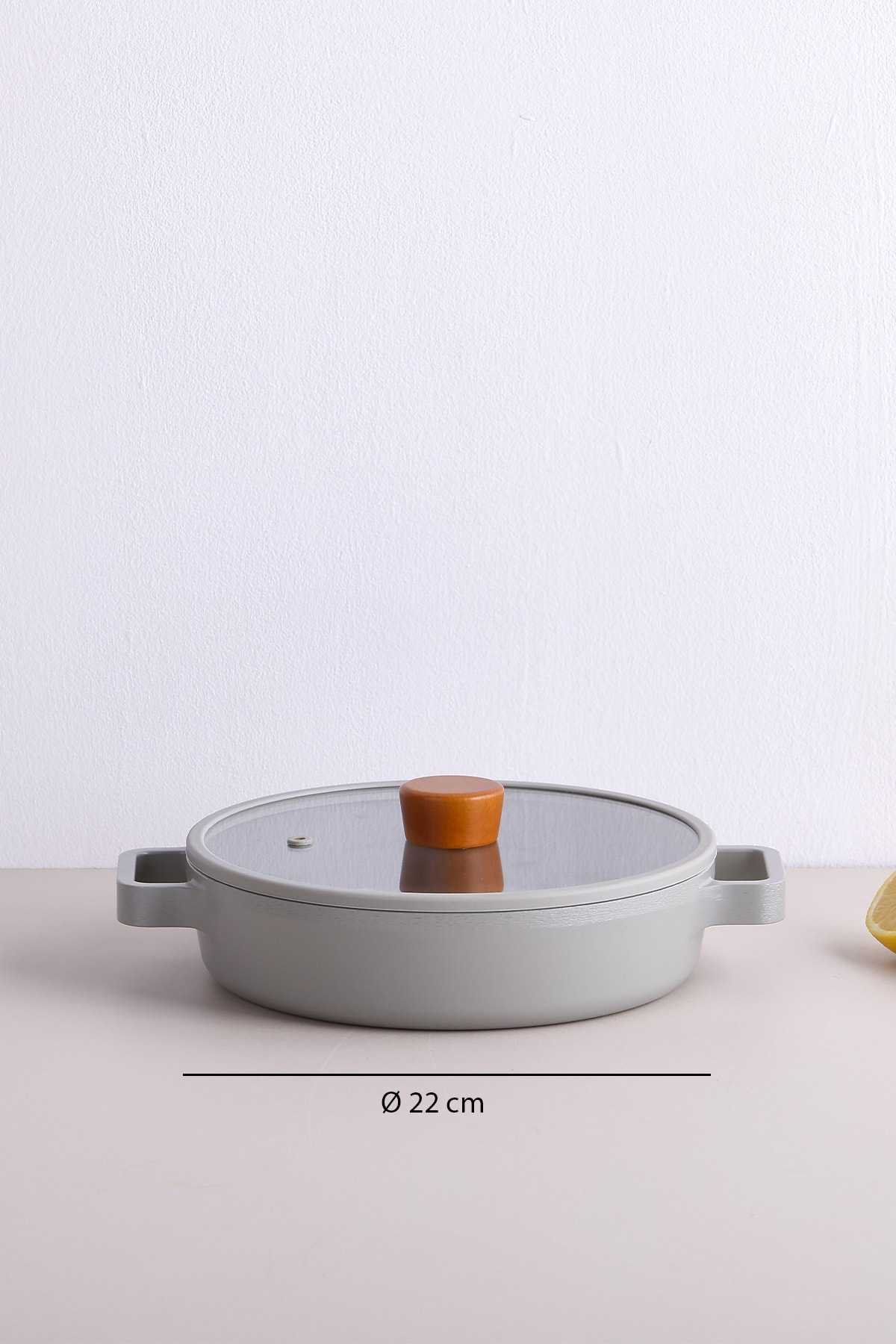 Neoflam Fika Sahan 22 cm. Gri-burcubilluriye.com