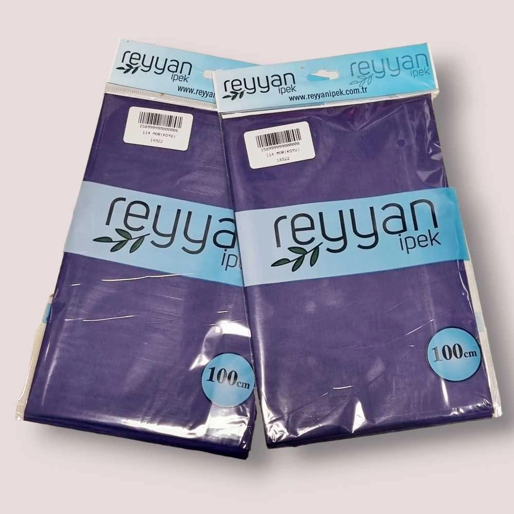 Reyyan İpek Düz Renk Poşetli 100 lük yazma