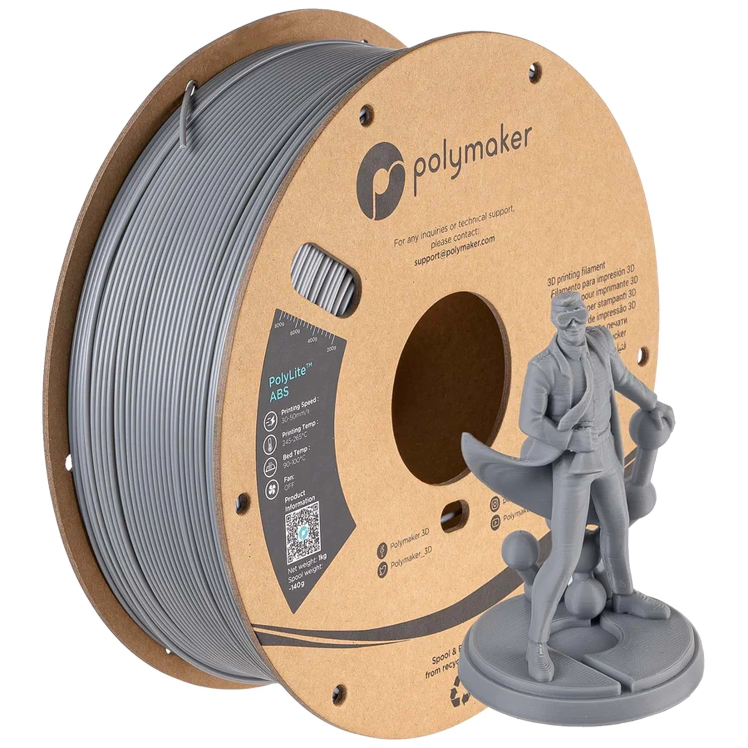Yüksek Kaliteli Polymaker PolyLite ABS Filament - ABS Filament - Polymaker