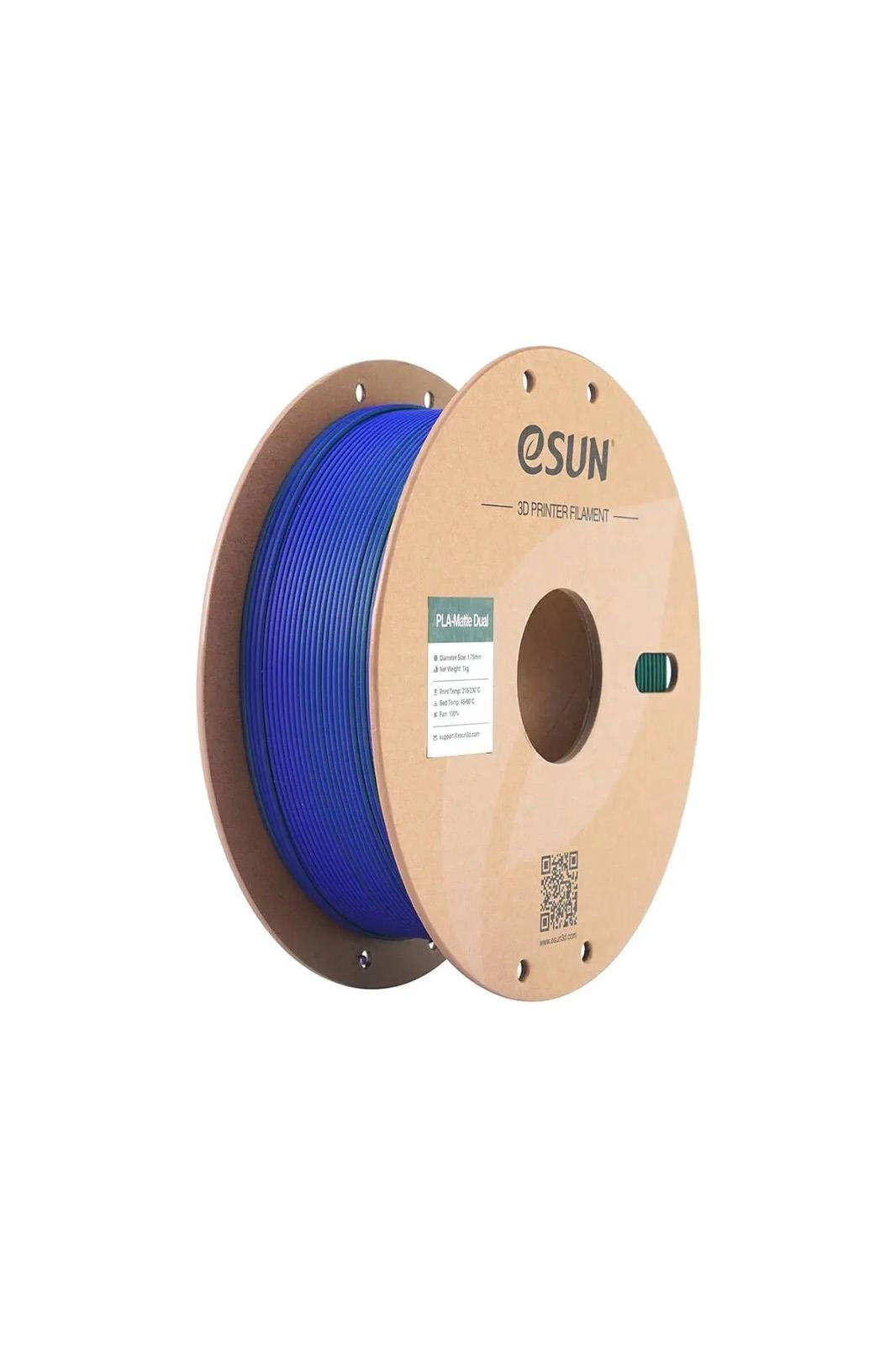 Esun PLA-Matte Dual Filament (Yeşil-Mavi) - Pla Filament - Esun