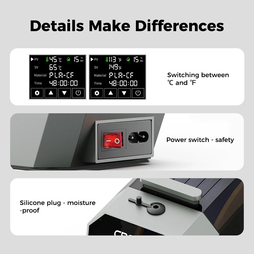 Creality Space π Filament Dryer
