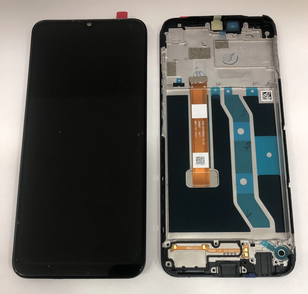 Realme C25 (RMX3191) Lcd Ekran + Dokunmatik Çıtalı