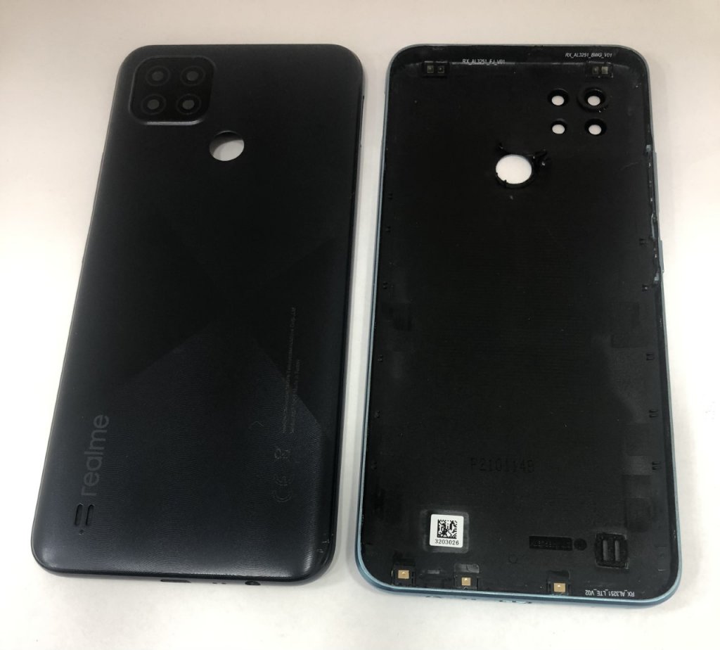Realme C21 (RMX3201) Arka Kapak Pil Kapağı Orjinal Çıkma