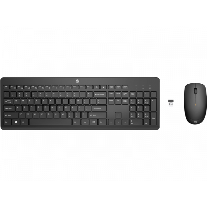 HP 235 1Y4D0AA SİYAH KABLOSUZ KLAVYE MOUSE SETİ 2,4 GHZ 1600 DPI (2 X ...
