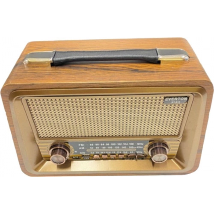 EVERTON RT-810 FM-USB-TF-AUX ŞARJLI NOSTALJİK RADYO