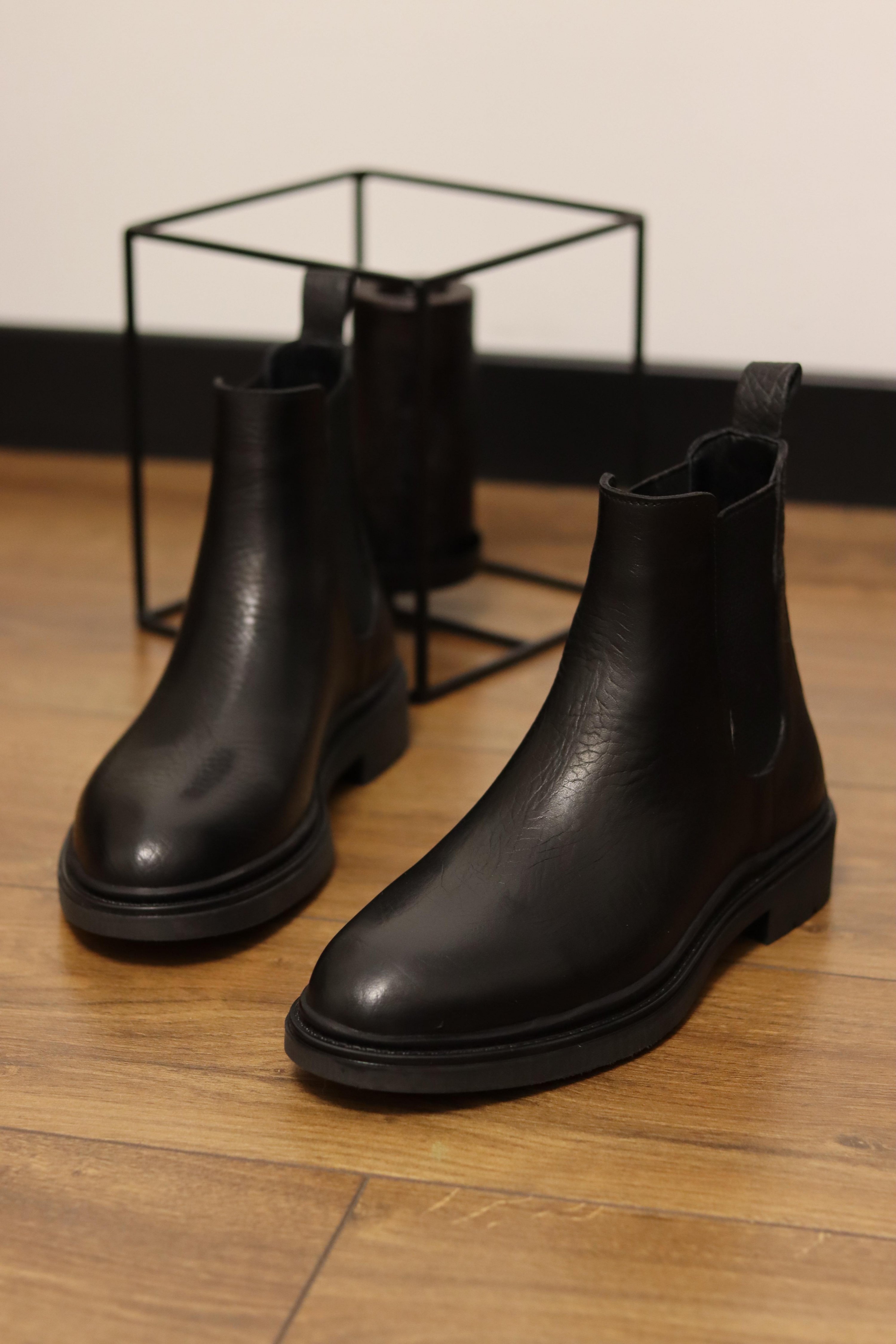 Zent Hakiki Arizona Deri Siyah Günlük Bot | Erkek Deri Bot Modelleri ...