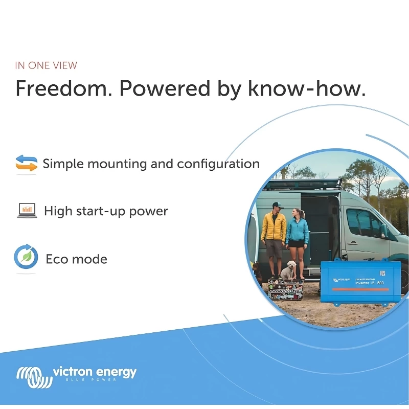 Victron Energy 0.5KW 500 Watt 12 Volt Tam Sinüs İnverter | Solar DEPO