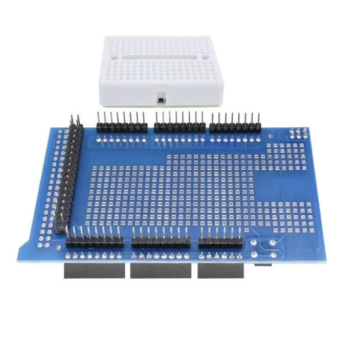 Arduino Mega Prototip Shield V3.0 + Mini Breadboard
