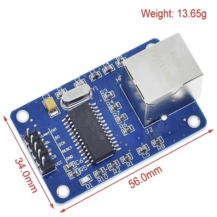 ENC28J60 Ethernet LAN Modülü