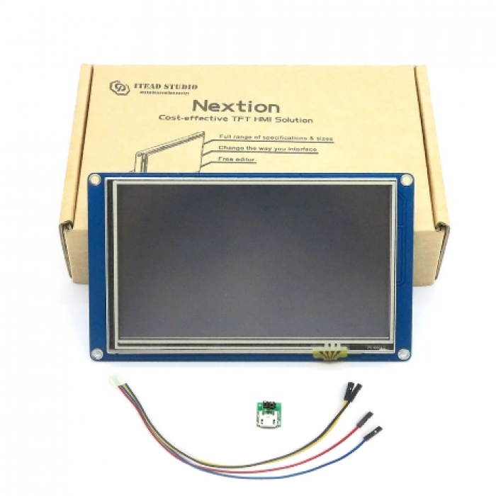 7" inch Nextion HMI Dokunmatik TFT LCD Ekran (16 MB Dahili Hafıza)