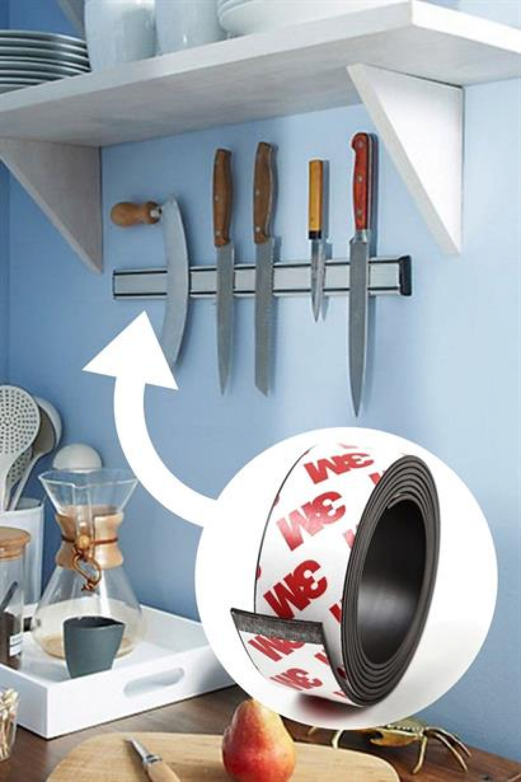 Yapışkanlı Şerit Mıknatıs Magnet Kes Kullan Güçlü Sağlam Rulo ...