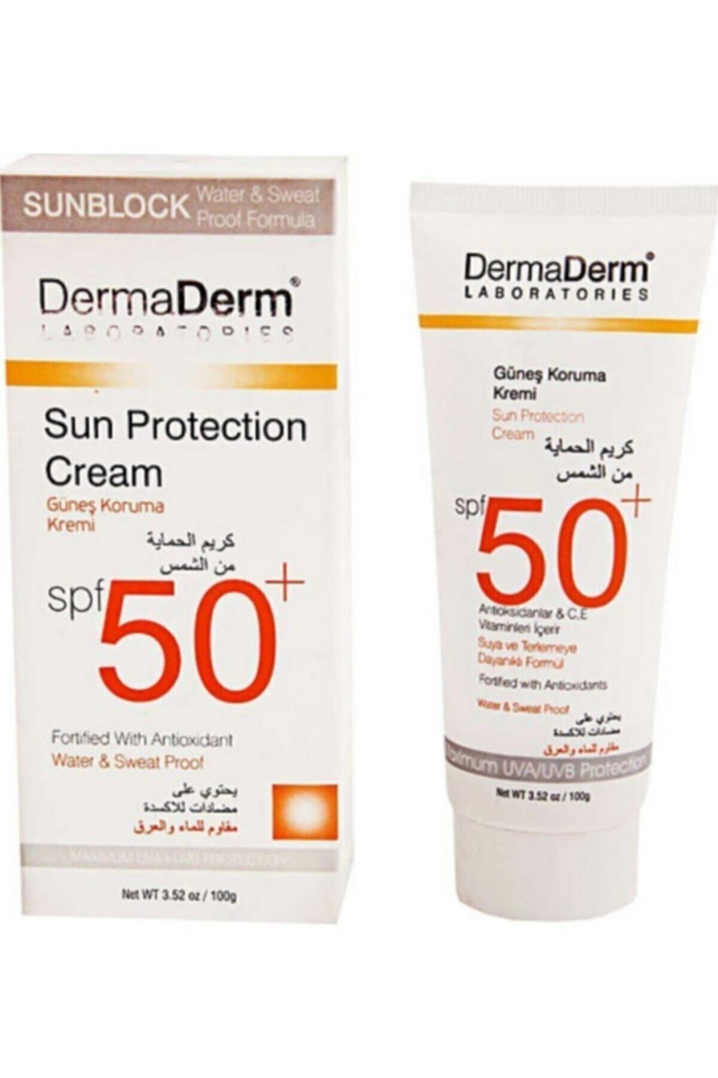 Dermaderm Güneş Kremi Spf +50 Faktör 100 gr