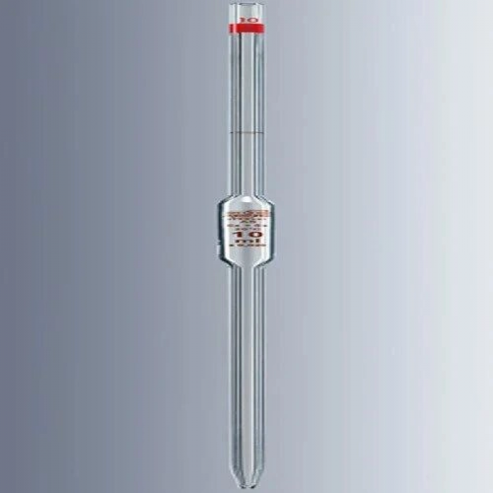 Pipet Cam, Bullu, 5 ml, AS Sınıfı, Amber Taksimatlı