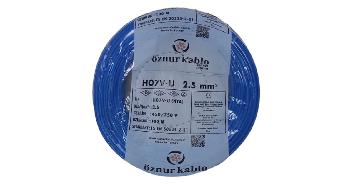 ÖZNUR 2.5 NYA MAVİ 100 MT