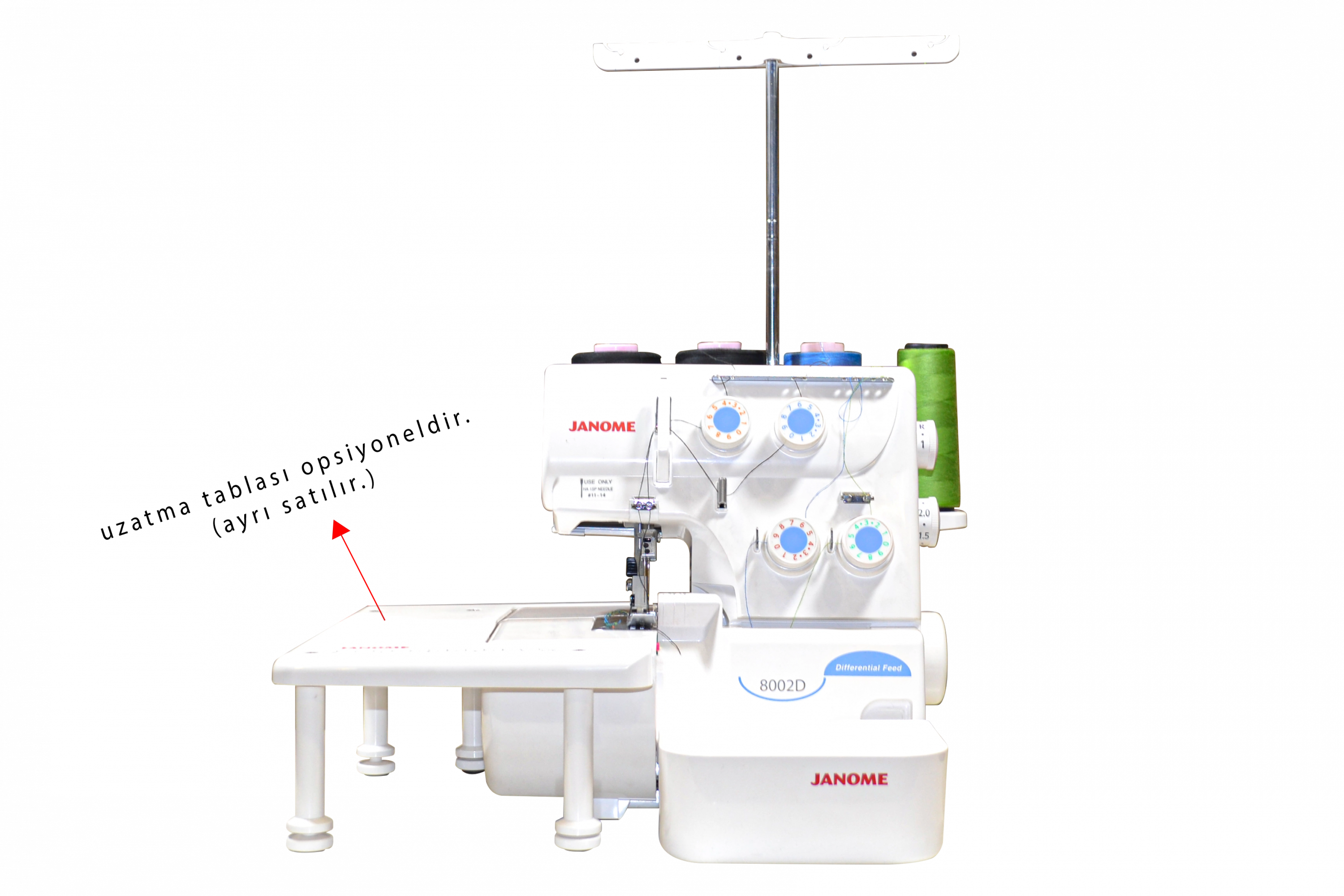 Janome 8002D Taşınabilir Overlok Makinası