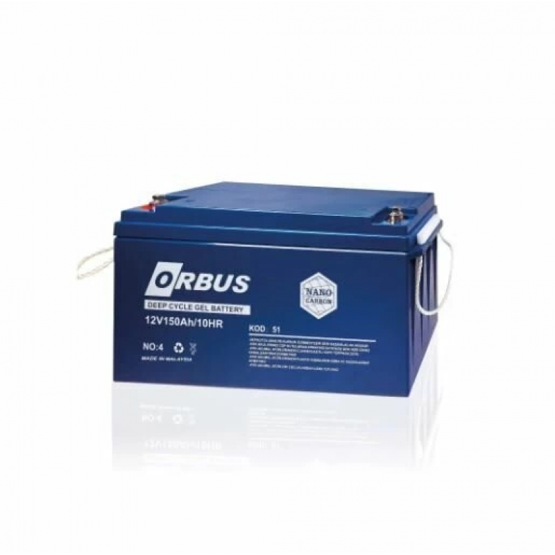 ORBUS / 12V 150AH - Derin Deşarjlı Jel Akü