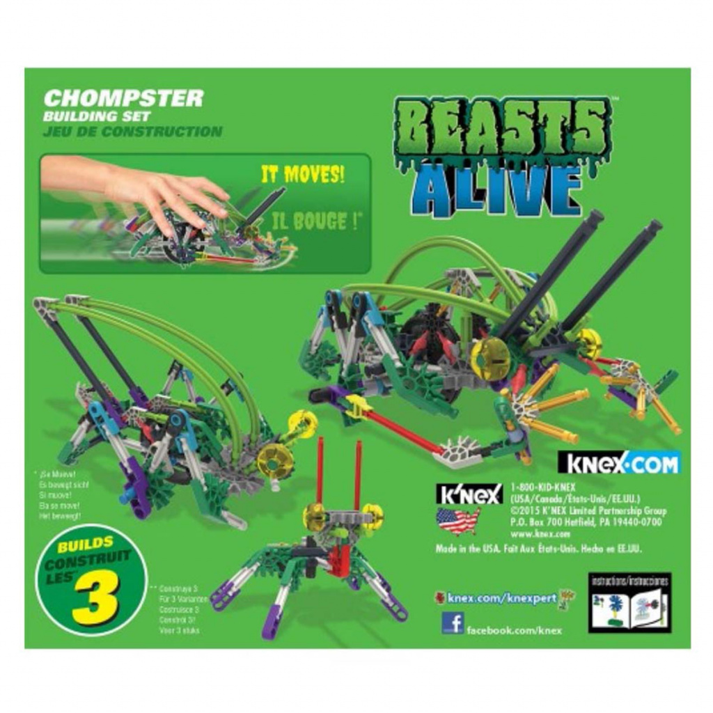 K'Nex Chompster Beasts Alive Yapım Seti 34482