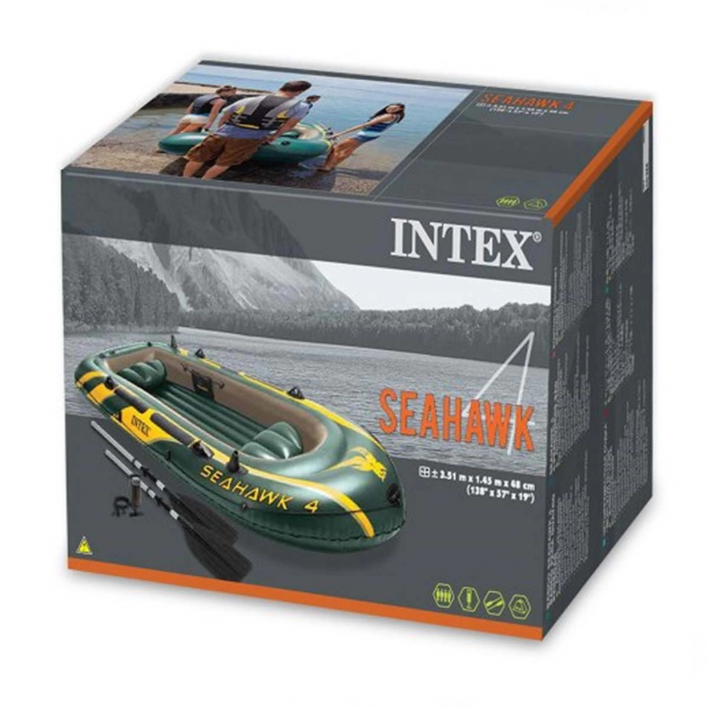 Intex Seahawk 400 Şişme Bot Seti 68351