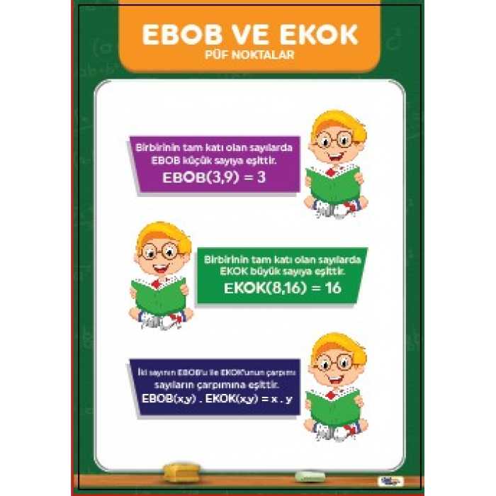Ebob ve Ekok Püf Noktalar Afişi (Posteri) | Okul Center İle Eğitime ...