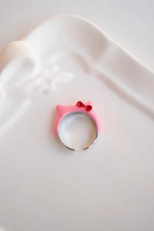 Pembe Hello Kitty Yüzük