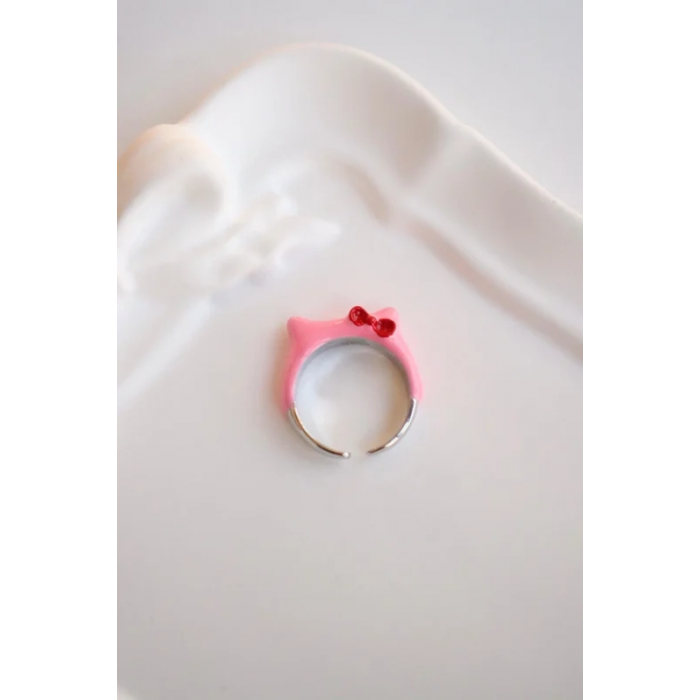 Pembe Hello Kitty Yüzük