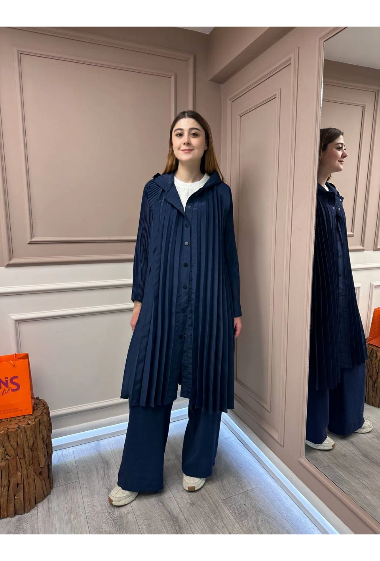 Ceremony 5881 Lacivert Akordiyon Kap