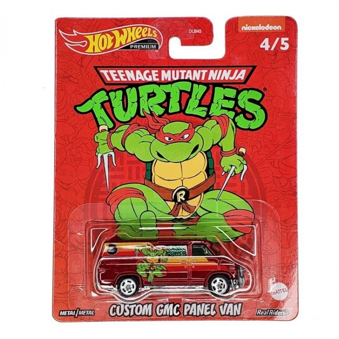 HOT WHEELS HCN90 CUSTOM CMC PANEL VAN TURTLES MİNİ METAL ARABA PK:12