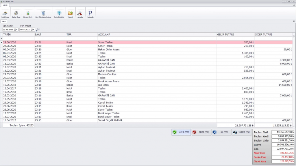 Ak Kasa Web - Online Kasa Defteri Programı