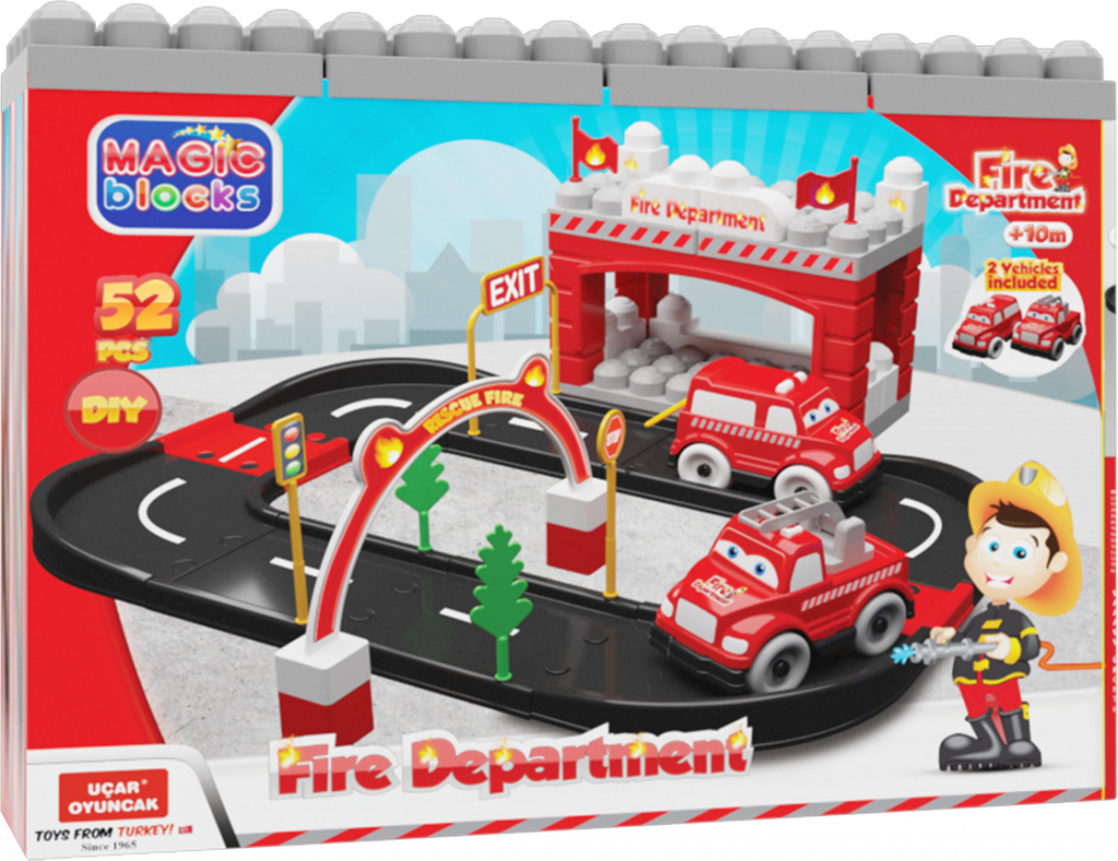 Magic Blocks Fire Brigade Set (52 Piece)