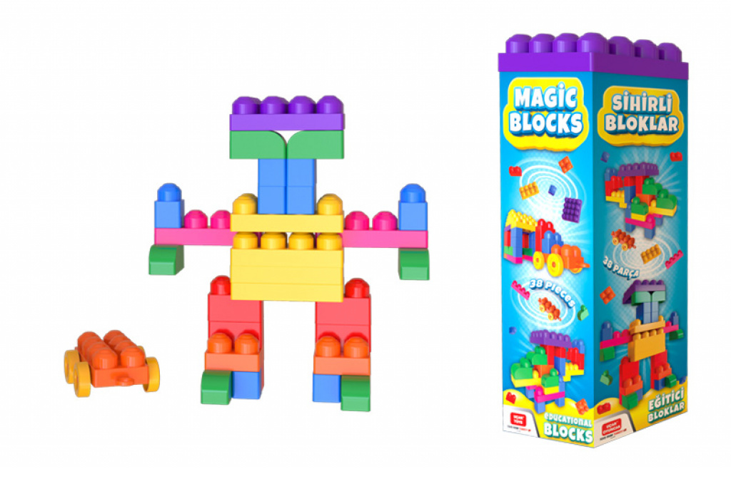 Magic Blocks Big Blocks (38 Pieces)