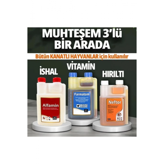 Farmatom-Alfamin-Neftor 3 Lü set 500Ml