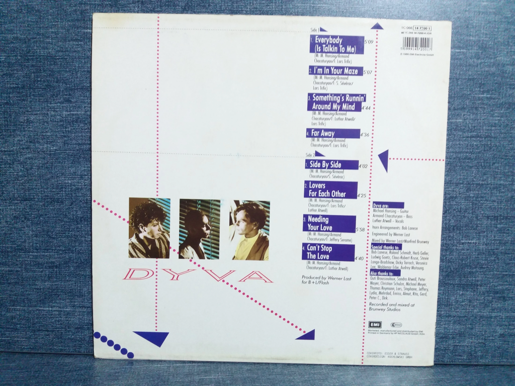 DYVA SIDE BY SIDE MUSIC LP