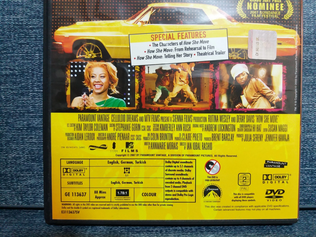 HOW SHE MOVE HIP HOP DVD FİLM
