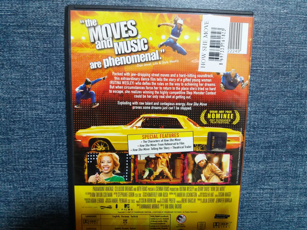 HOW SHE MOVE HIP HOP DVD FİLM