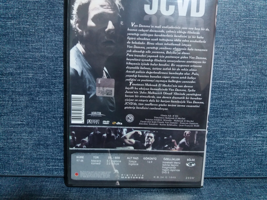 JEAN CLAUDE VAN DAMME DVD FİLM