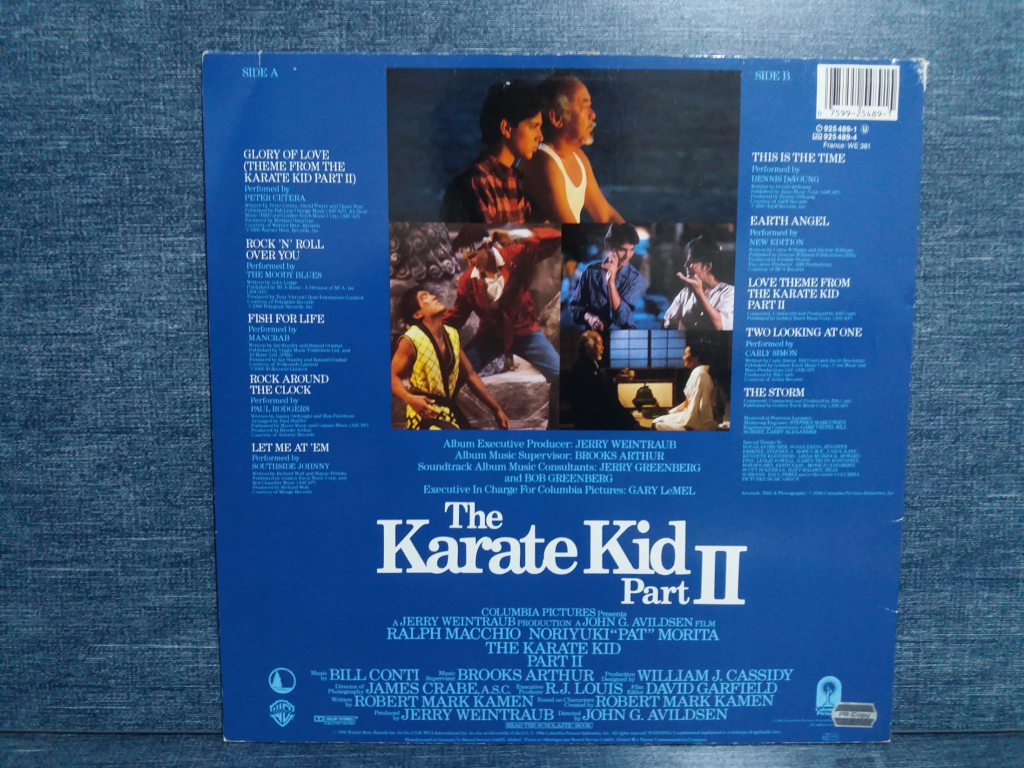KARATE KID PART II SOUNDTRACK LP