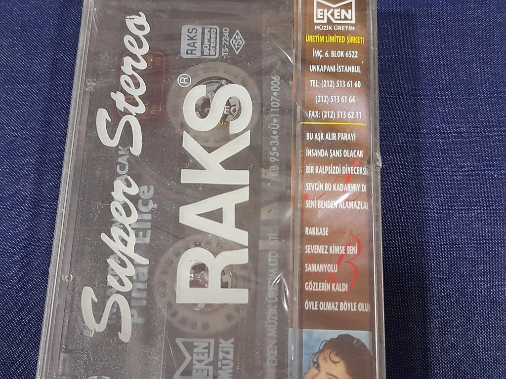 PINAR ELİÇE İNSANDA ŞANS OLACAK MÜZİK KASET